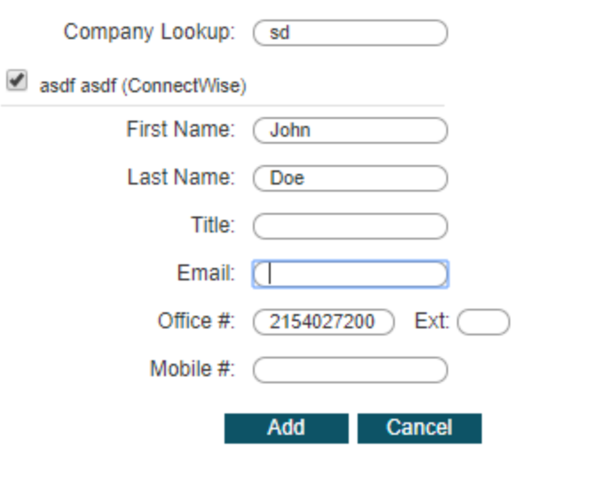 Adding Contacts in 1stream - 1Stream